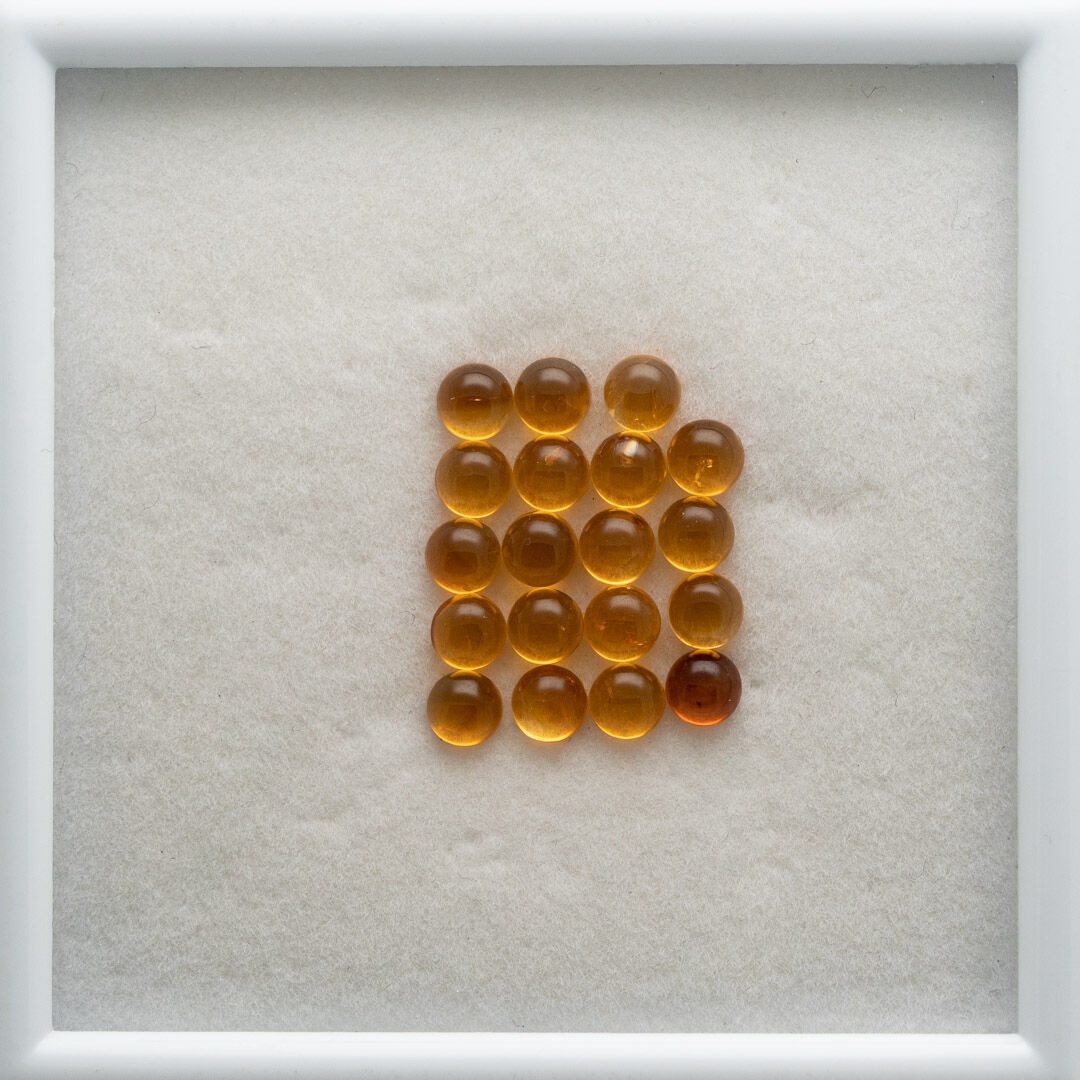 Cytryn, Okrągły, 4 mm ⬥ HARDLEO - Kamienie Jubilerskie